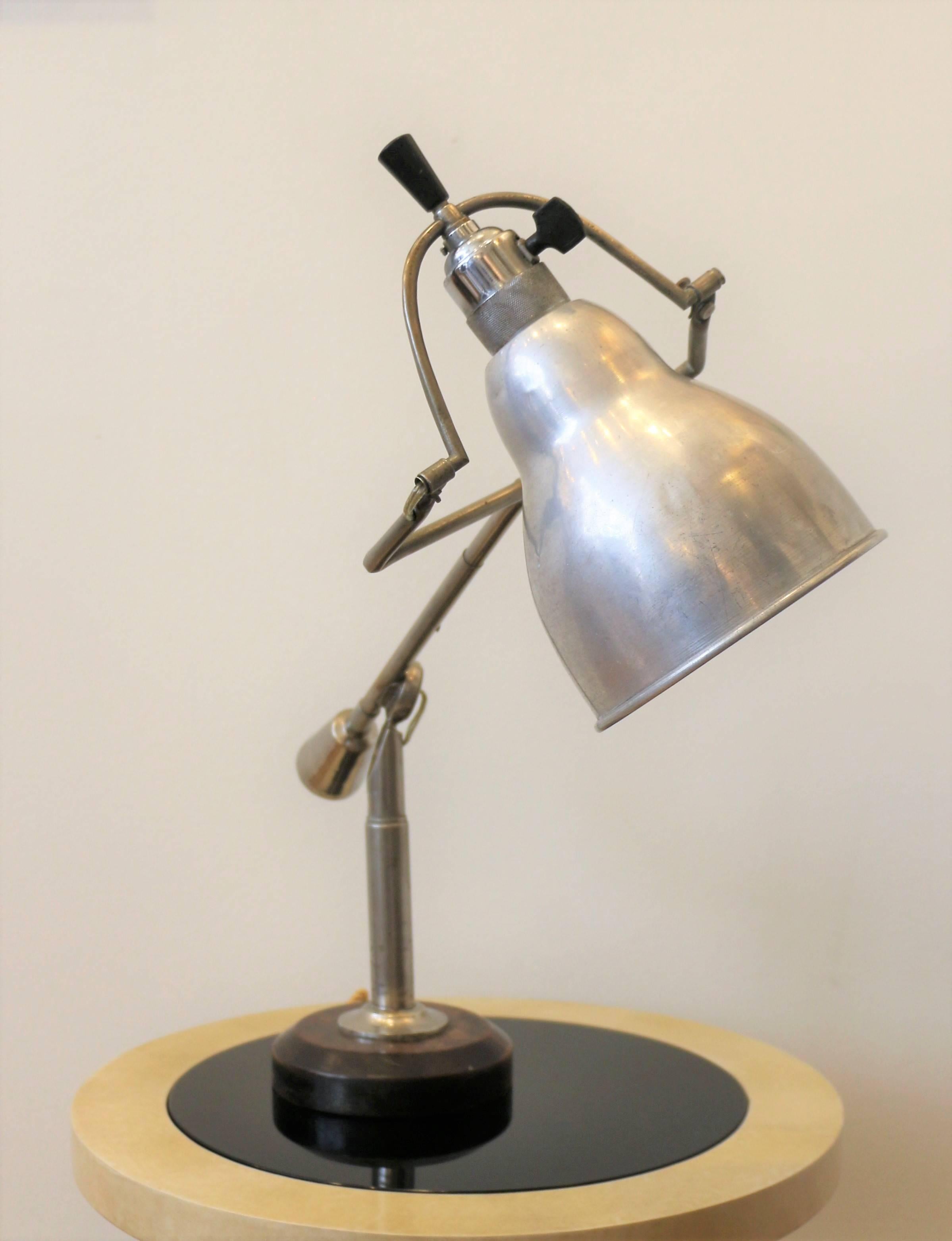 Iconic Modernist Table Lamp by É-W Buquet, France, Art Deco, 1930s at ...
