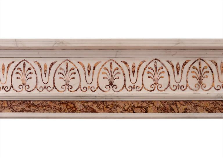 Fine Quality Marble Fireplace in the Manner of Pietro Bossi For Sale at ...