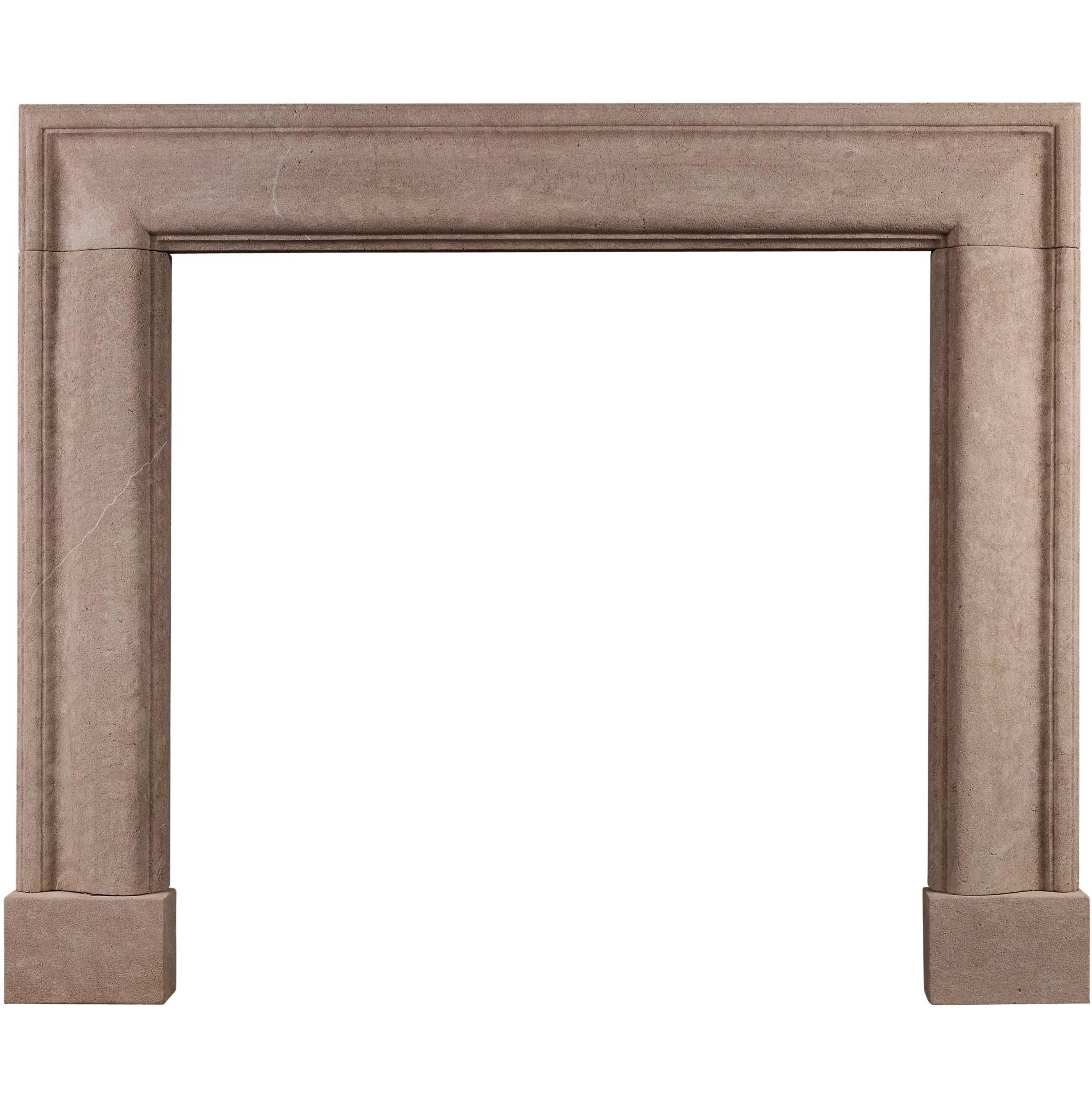 English Moulded Bolection Fireplace in Bath Stone at 1stDibs