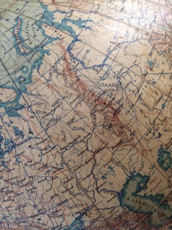 Large German Globe on Stand, Berlin, circa 1900 at 1stDibs | 1900 globe
