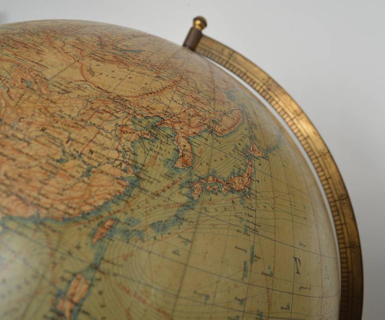 Large German Globe on Stand, Berlin, circa 1900 at 1stDibs | 1900 globe