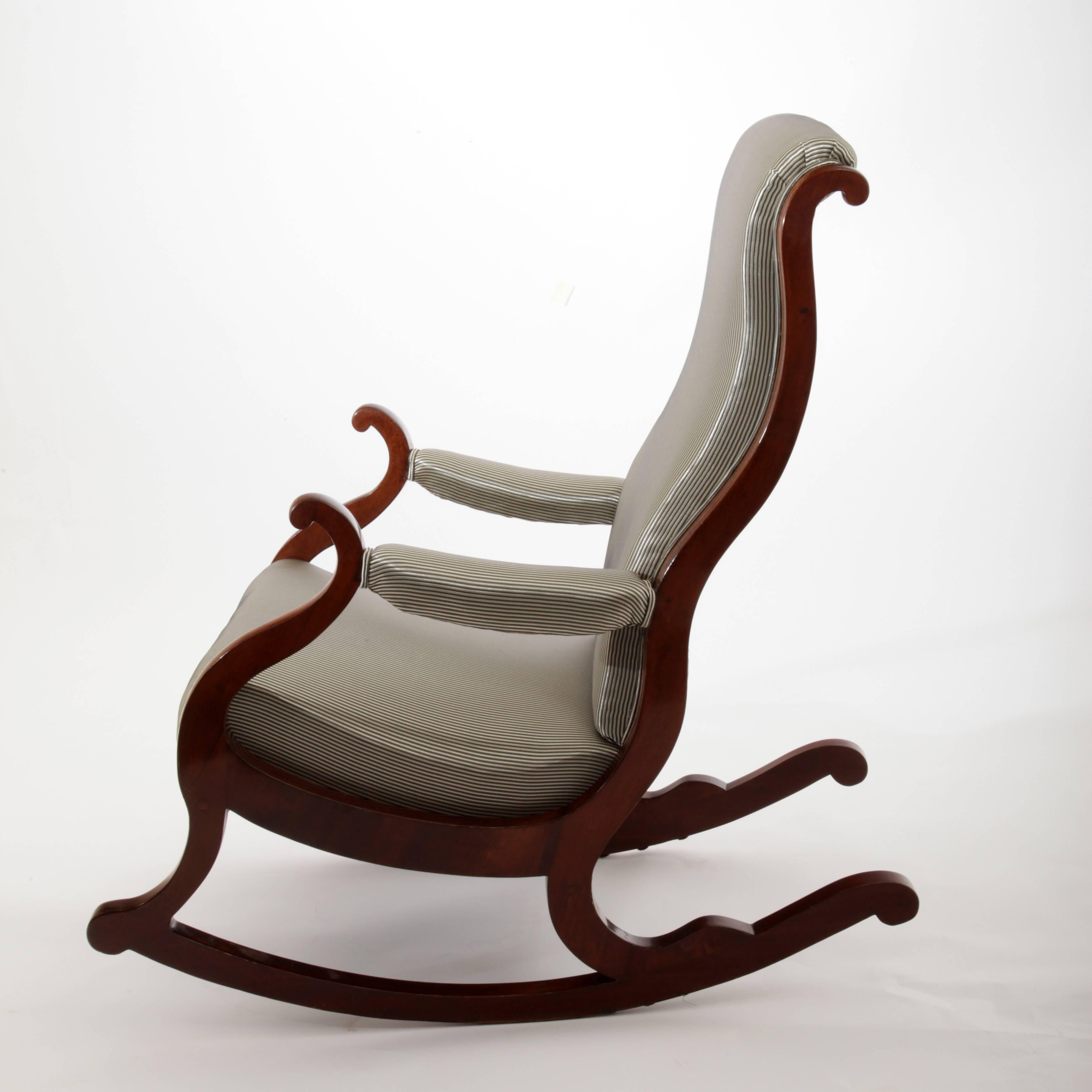 Biedermeier Rocking Chair, Prob. North German at 1stDibs | rocking ...
