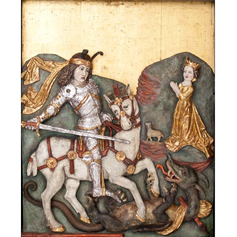 Relief of Saint George Slaying the Dragon at 1stDibs