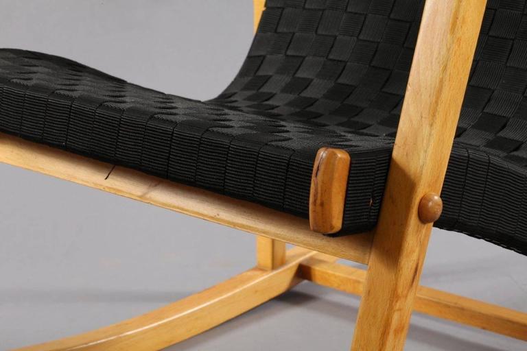 Comfortable Rocking Chair Attributed to Jens Risom, 1950 For Sale at ...