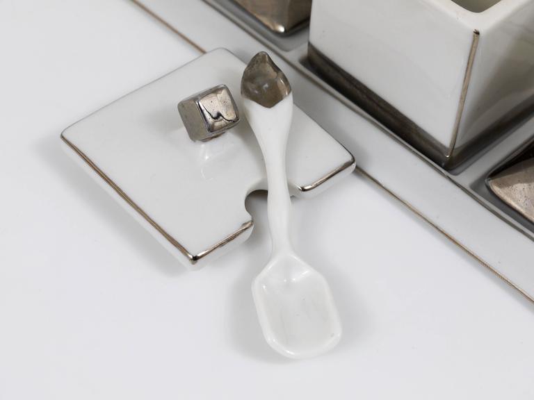 1930s Constructivism Condiment Set, Czechoslovakia, 1930s at 1stDibs