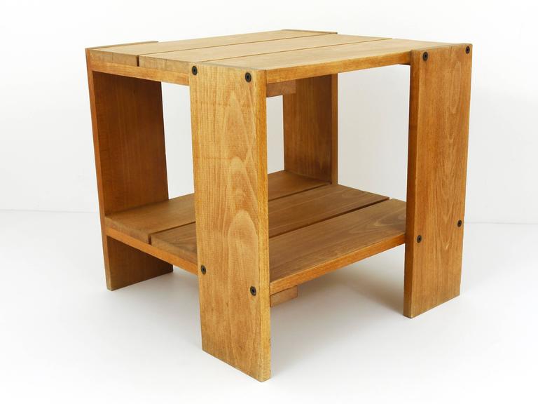 Gerrit Rietveld Krat Tafel Side Table by Cassina, Italy, 1970s at ...