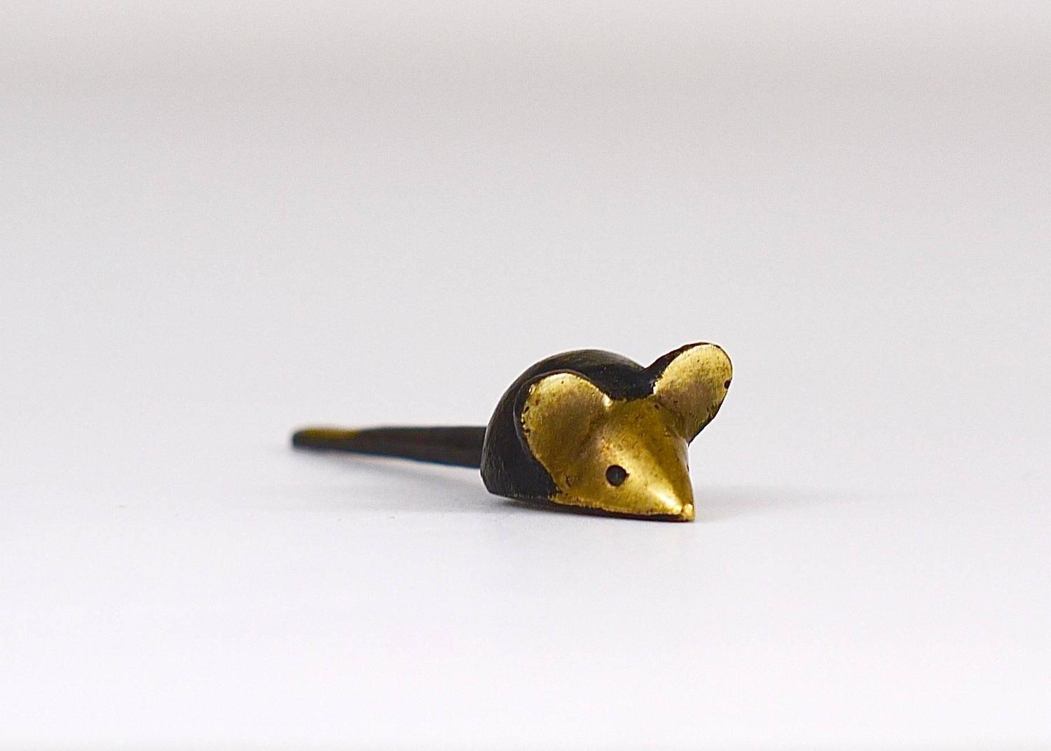 Walter Bosse Brass Mouse Figurine, Lucky Charm, Hertha Baller, Austria ...