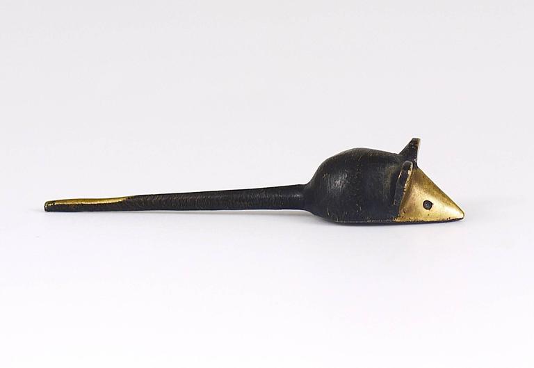 Walter Bosse Brass Mouse Figurine, Lucky Charm, Hertha Baller, Austria ...