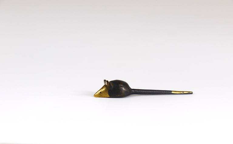 Walter Bosse Brass Mouse Figurine, Lucky Charm, Hertha Baller, Austria ...