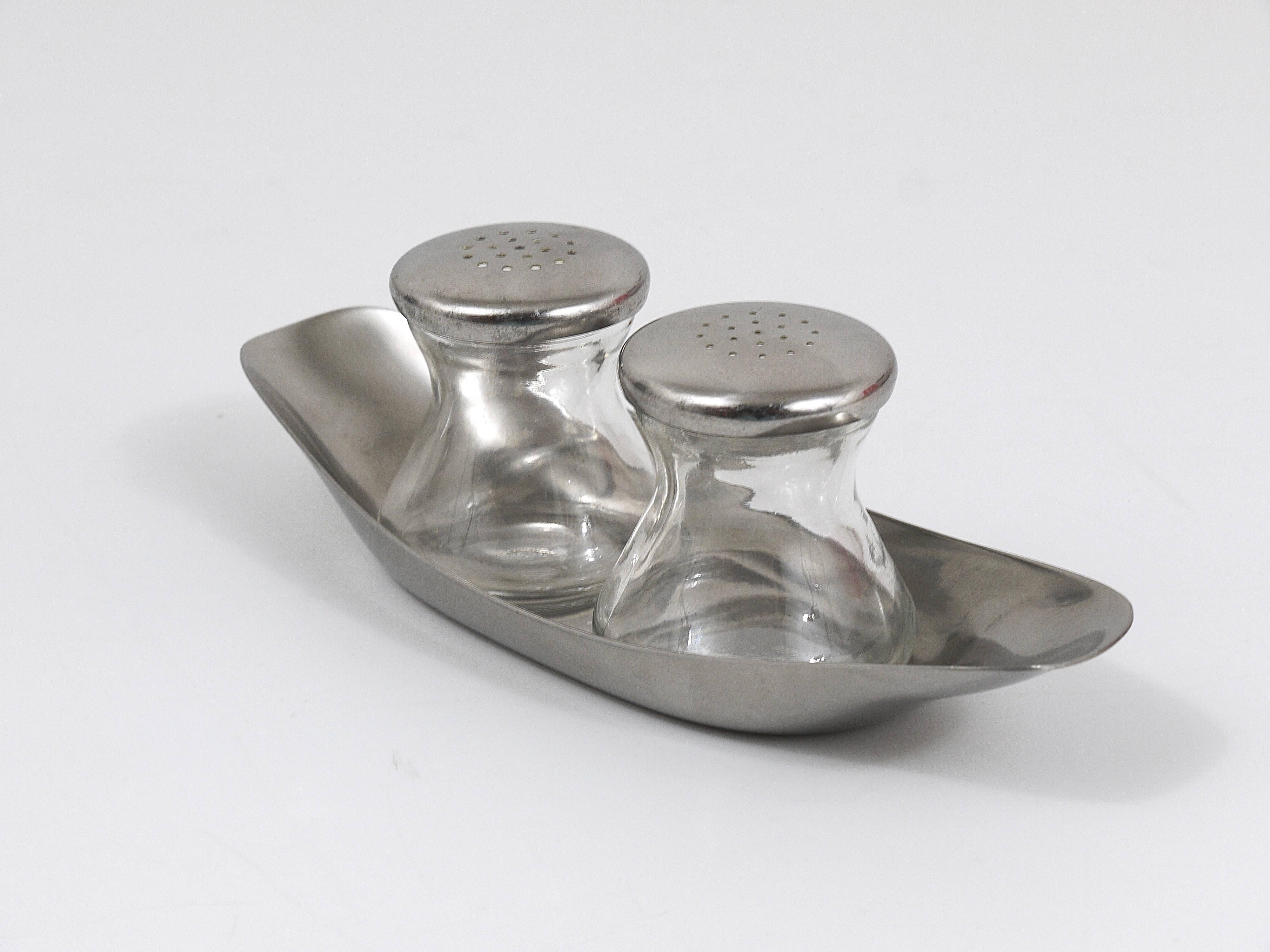 Wilhelm Wagenfeld Mid-Century Salt and Pepper Shakers by WMF, Germany, 1950s at 1stDibs | wmf ...