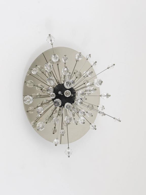 Up to Two Lobmeyr Metropolitan Opera Sputnik Met Crystal Scones Flush ...