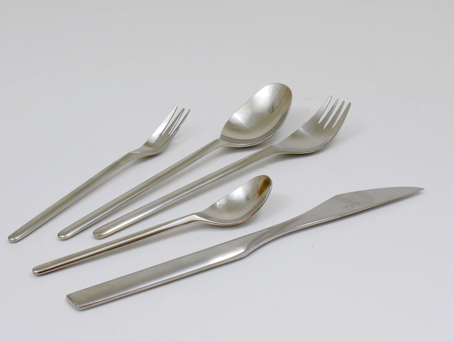 Tapio Wirkkala Modernist Flatware Cutlery by Rosenthal, Germany, 1960s ...