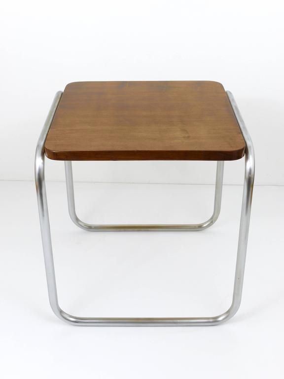 German Bauhaus Tubular Steel Side Table or Stool, 1930s at 1stDibs ...