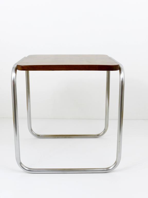 German Bauhaus Tubular Steel Side Table or Stool, 1930s at 1stDibs ...