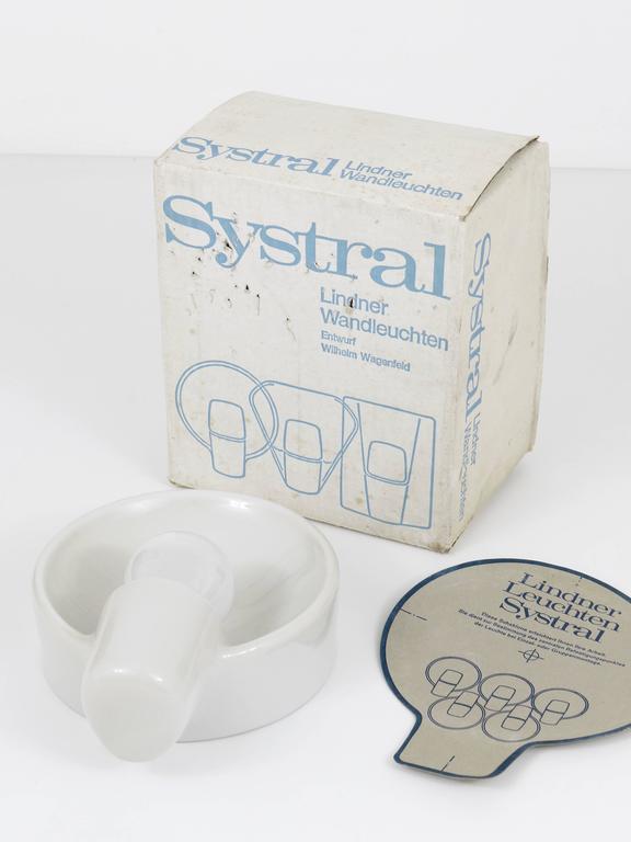 Two Identical Bauhaus Sconces by Wilhelm Wagenfeld, Linder, Germany ...