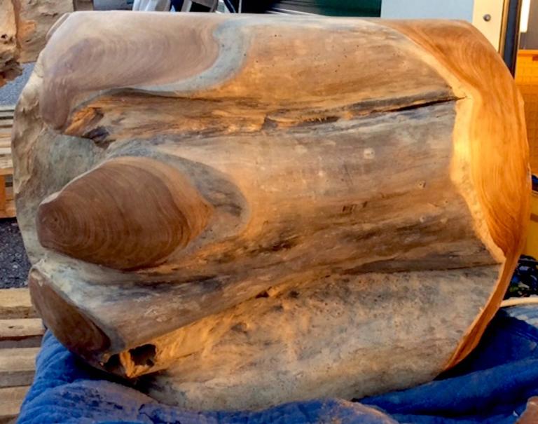 Ancient Reclaimed Teak Root Side Table For Sale at 1stDibs