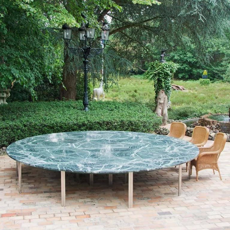 Large Marble Table, Second Half of the 20th Century (5 meters in ...