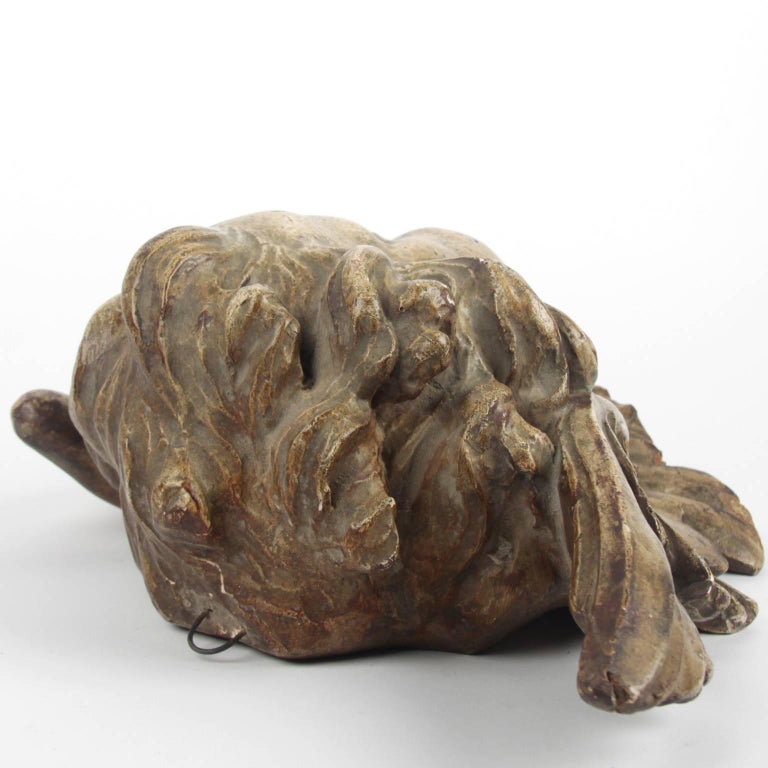 Terracotta Angel Head, circa 1800 For Sale at 1stDibs