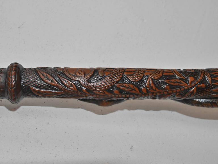 Antique French Folk Art Doctor S Cane For Sale at 1stDibs