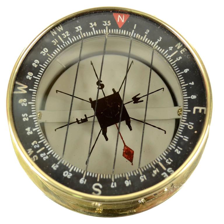 Aviation Compass Made in the Thirties For Sale at 1stdibs