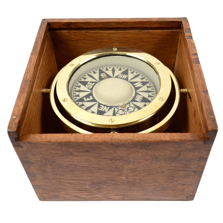 Nautical Liquid Compass Made in 1920s at 1stDibs