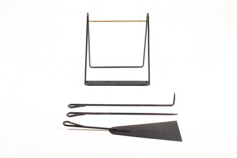 Set of Scandinavian Fireplace Tools For Sale at 1stDibs | scandinavian ...