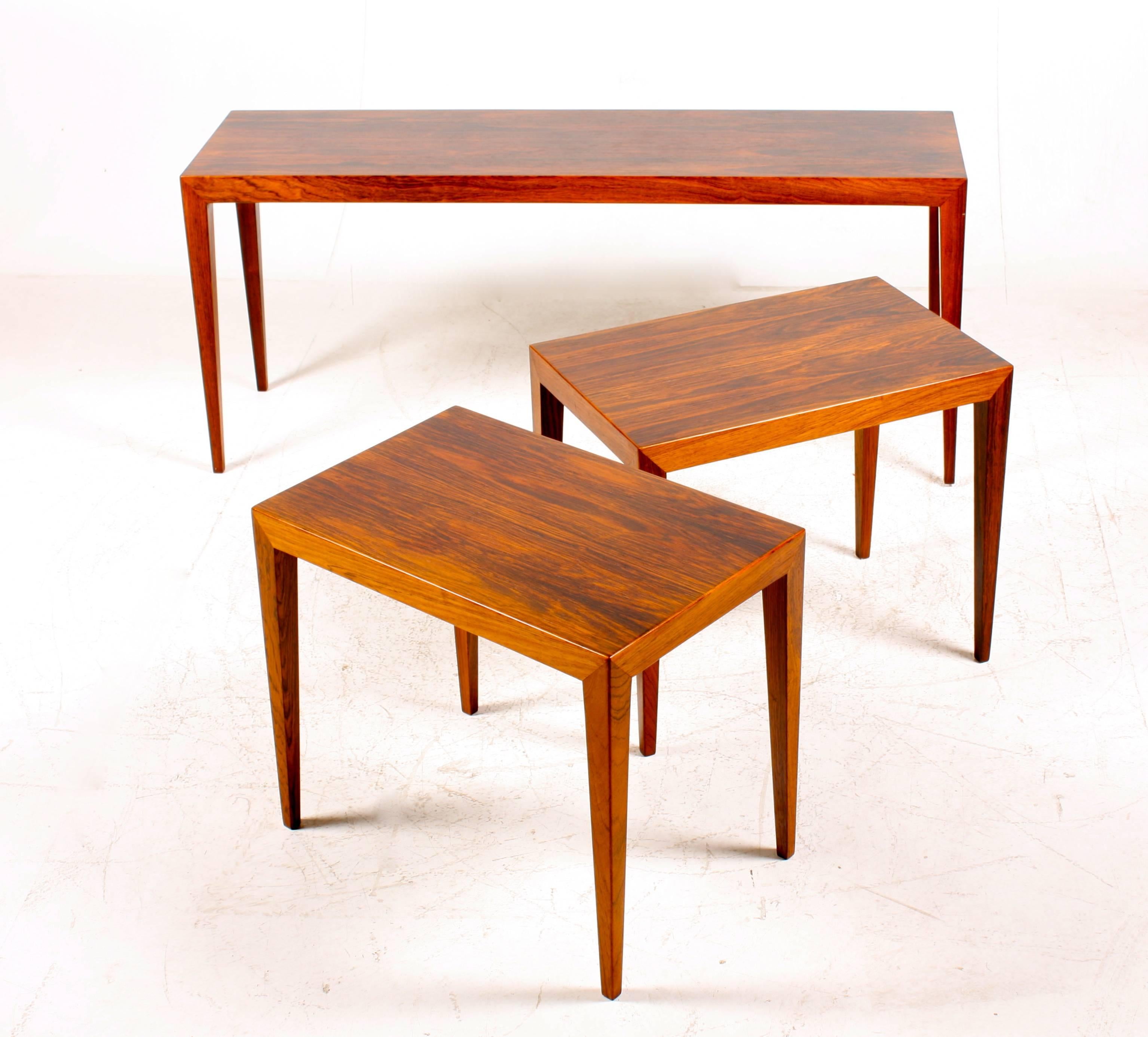 Nest of Tables by Haslev For Sale at 1stDibs