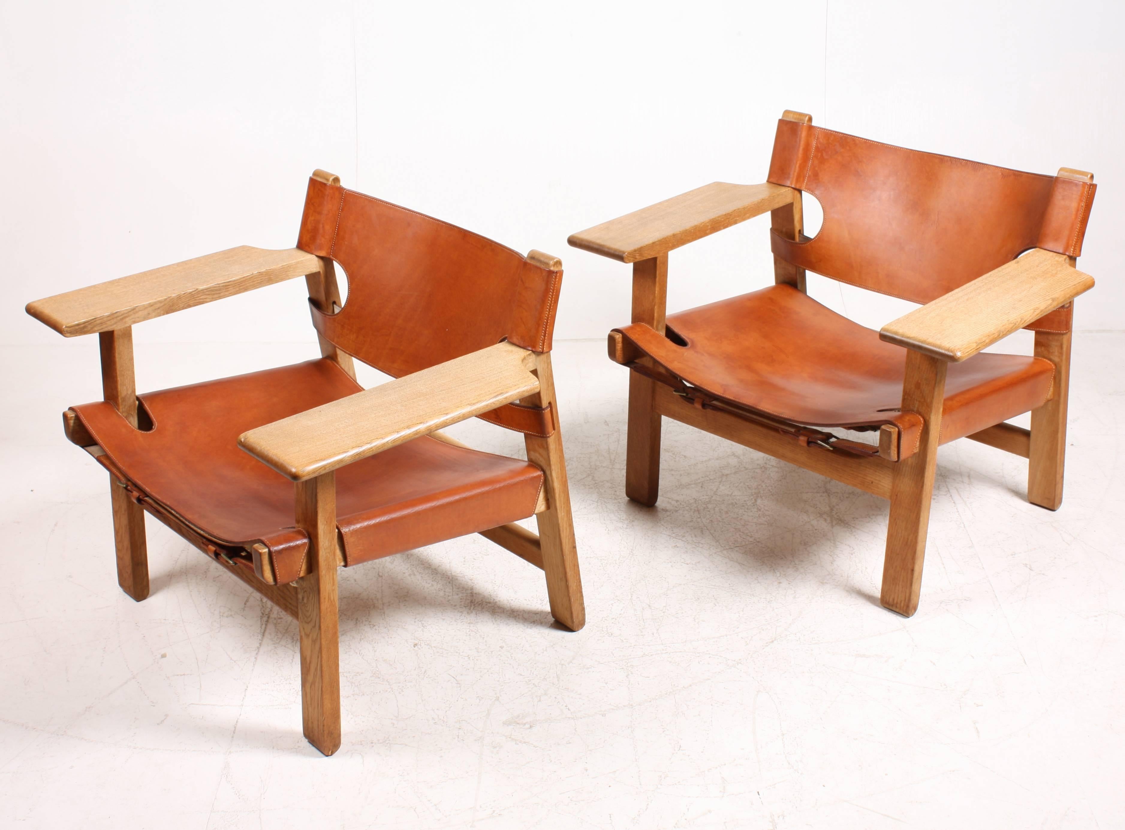 Pair of Original Spanish Chairs at 1stDibs