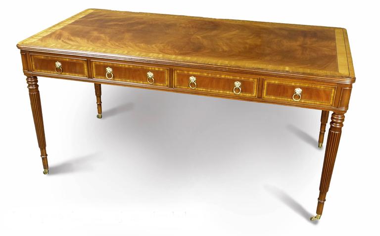 Fine Regency Style Writing Desk by E.J. Victor at 1stDibs