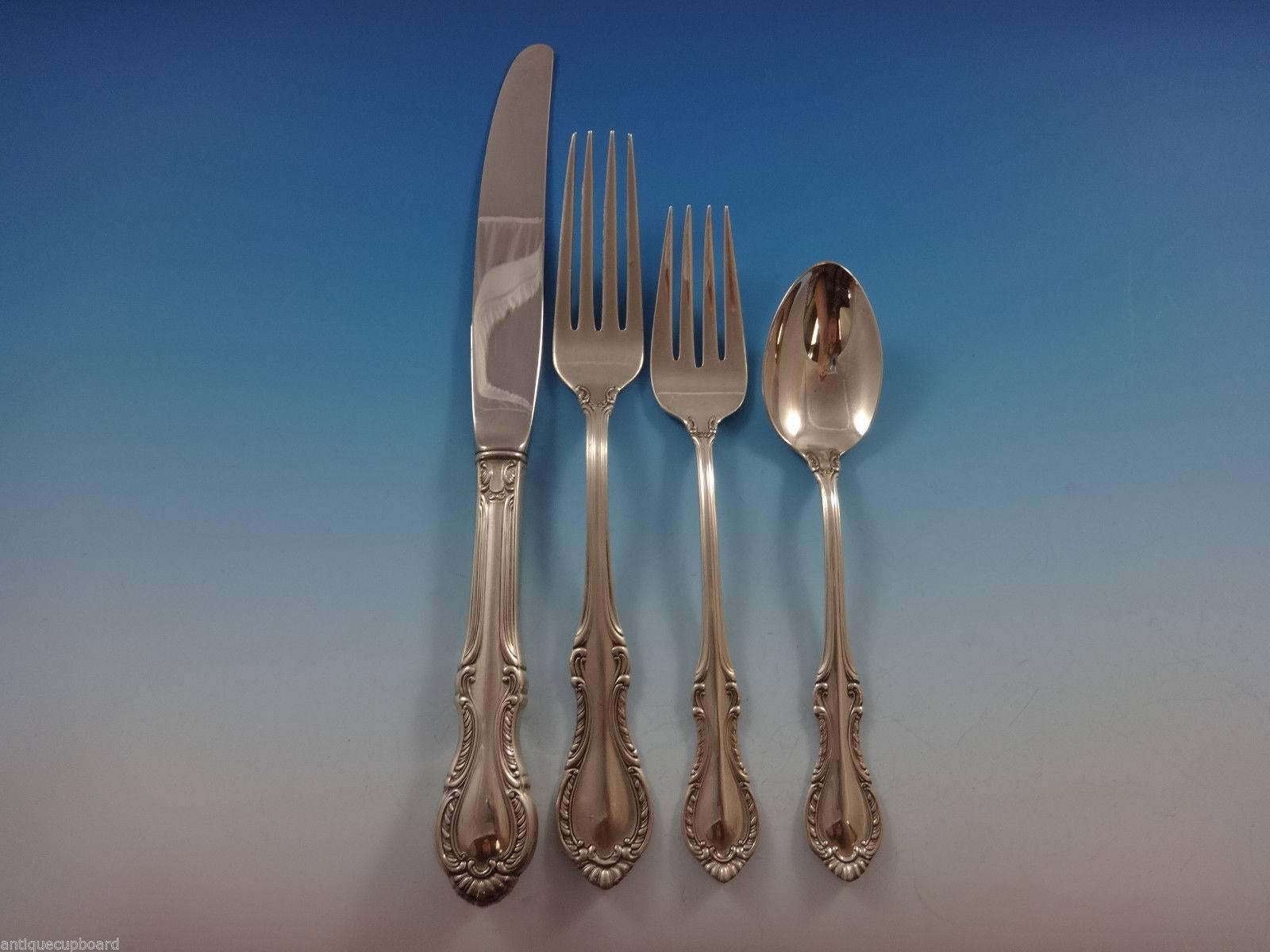 Southern Colonial by International Sterling Silver Flatware Service Set ...
