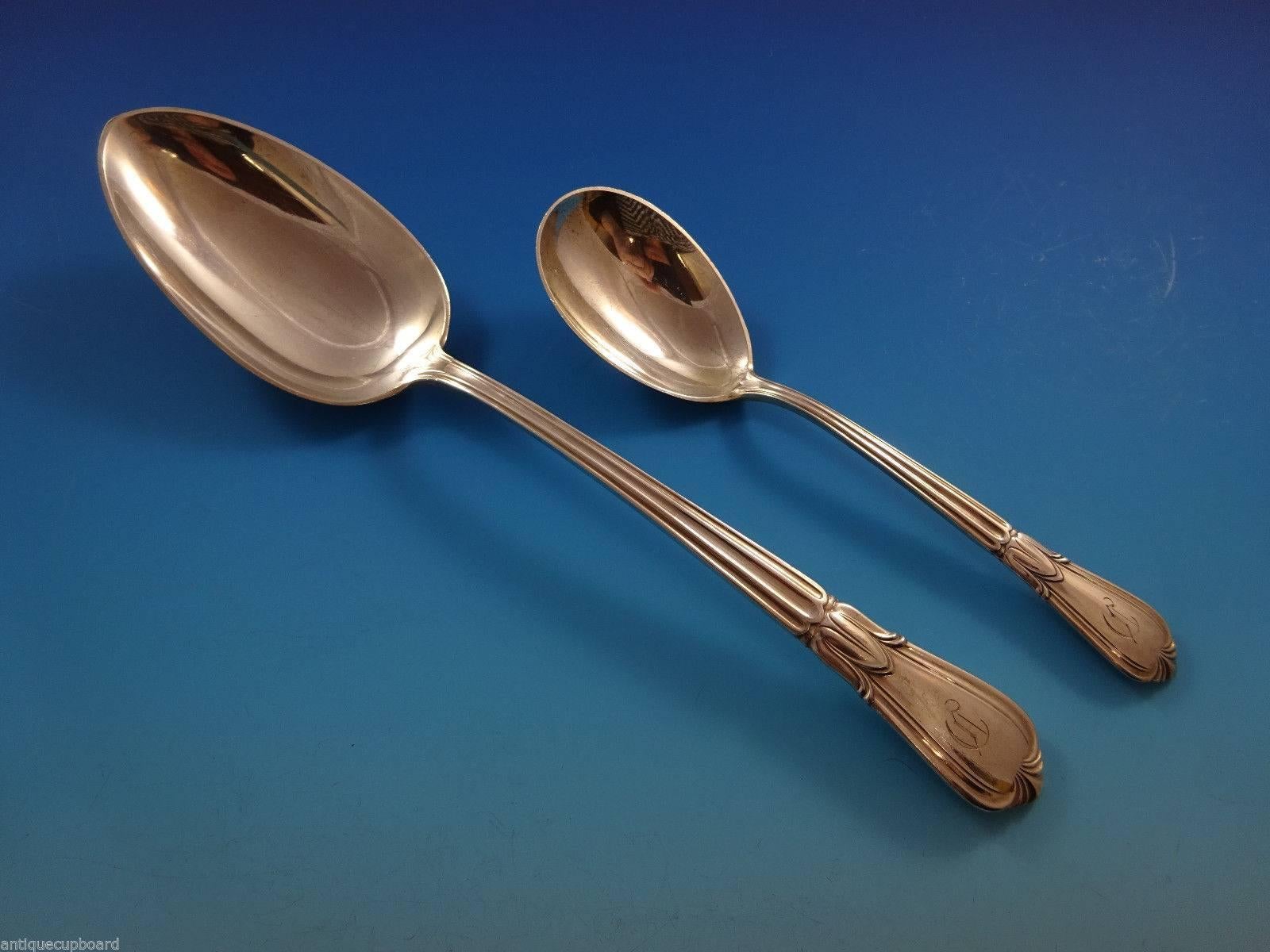 Troubadour by Frank Whiting Sterling Silver Flatware Service Set 65 Pcs ...