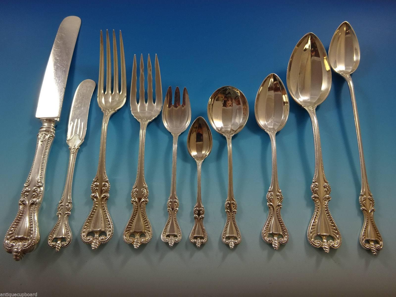Old Colonial by Towle Sterling Silver Flatware Set 12 Service 150 ...