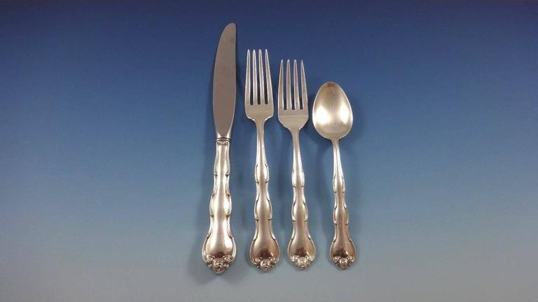 Rondo by Gorham Sterling Silver Flatware Set Service 45 Pieces For Sale ...