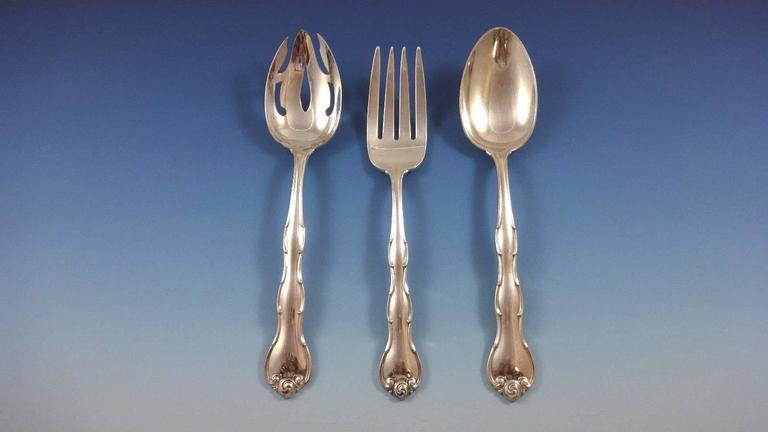 Rondo by Gorham Sterling Silver Flatware Set Service 45 Pieces For Sale ...