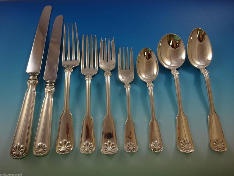Shell and Thread by Tiffany and Co. Sterling Silver Flatware Set 12 ...