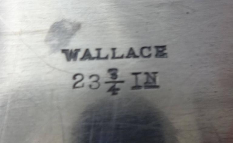 Orange Blossom by Wallace Sterling Silver Tray with Floral Border ...