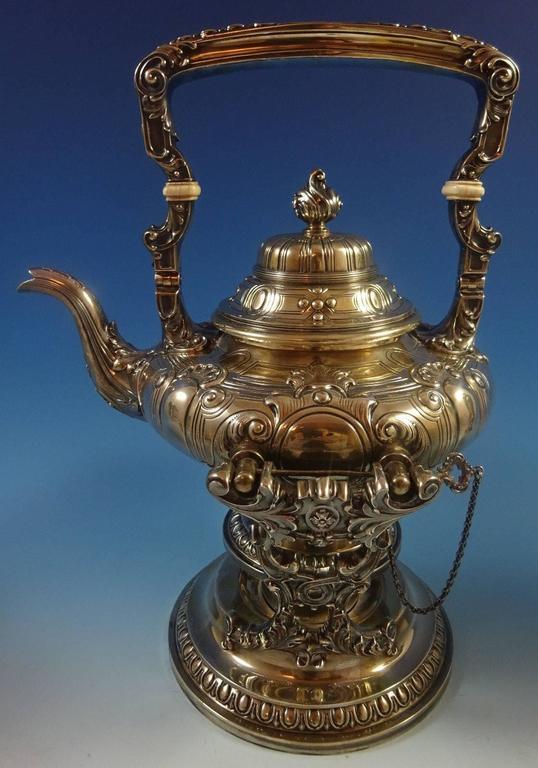 King George by Gorham Sterling Silver Tea Set of Five Pieces ...
