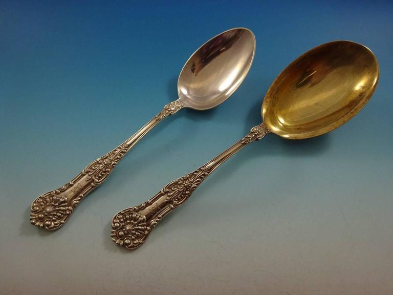 Queens by Birks Canada Sterling Silver Flatware Set Service 115 Pieces ...