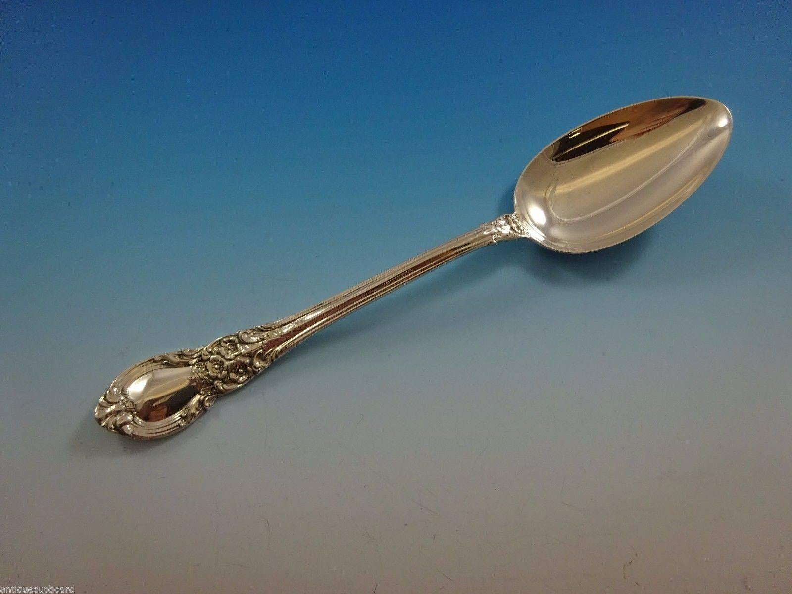 American Victorian by Lunt Sterling Silver Flatware Set of 12 Service ...