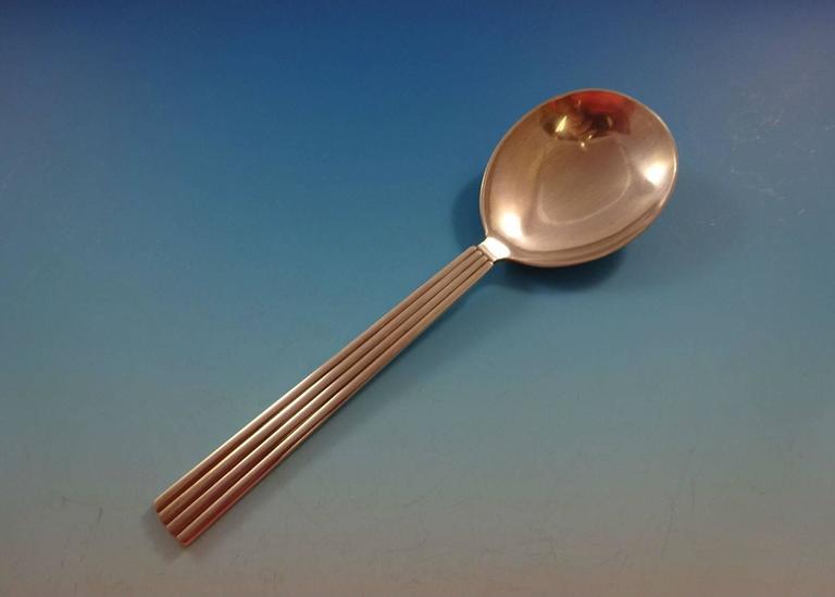 Bernadotte by Georg Jensen Sterling Silver Flatware Set for 8 Service 66 Pieces For Sale at 1stDibs