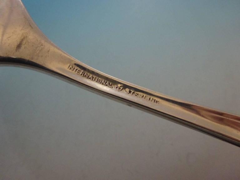Silver Iris by International Sterling Silver Flatware Set 8 Service, 50 ...