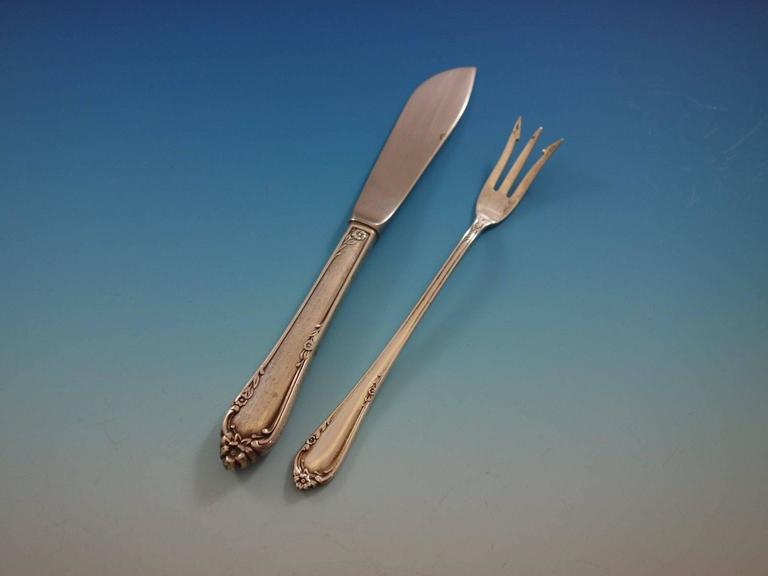 Dancing Flowers by Reed and Barton Sterling Silver Flatware Set Service ...