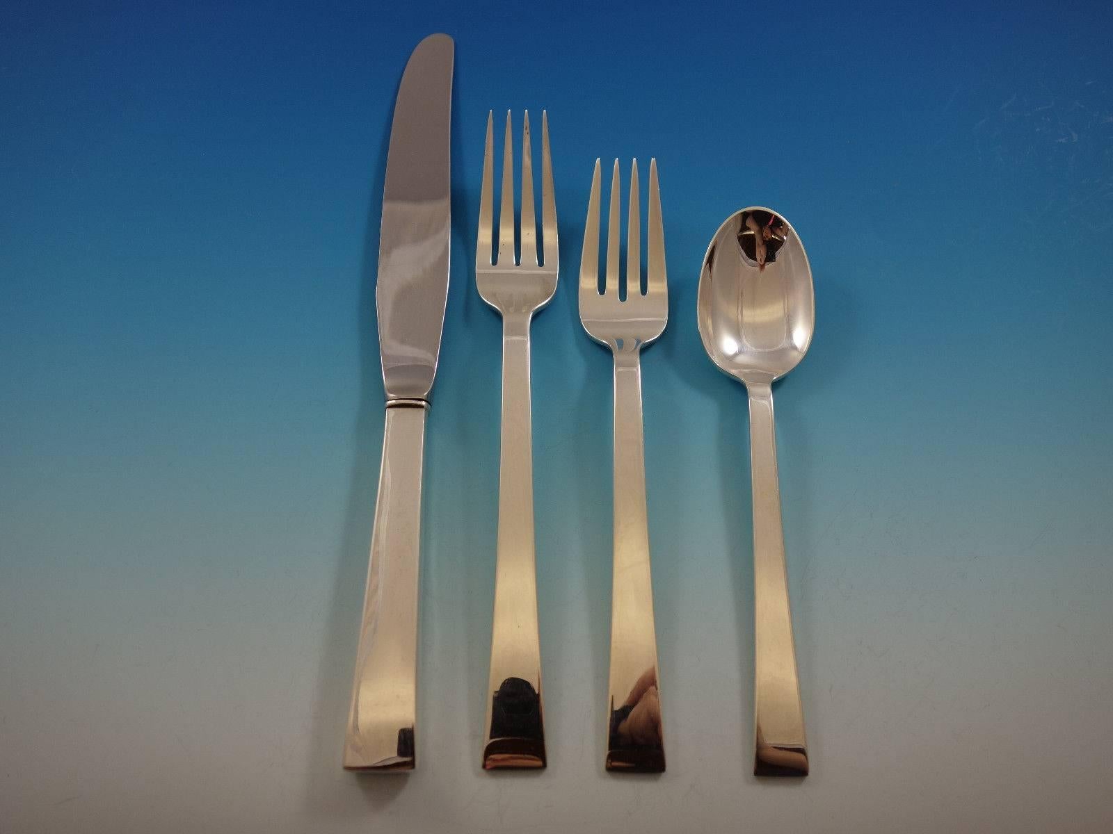 Continental by International Sterling Silver Flatware Set 8 Service ...