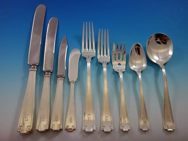Etruscan by Gorham Sterling Silver Flatware Set Service 75 Pcs Dinner B ...