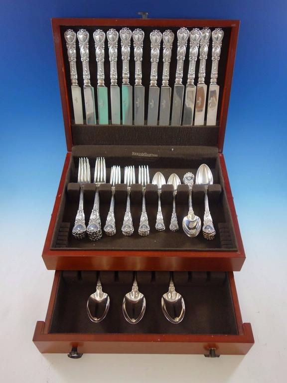 Saint James by Tiffany and Co Sterling Silver Flatware Set Dinner ...