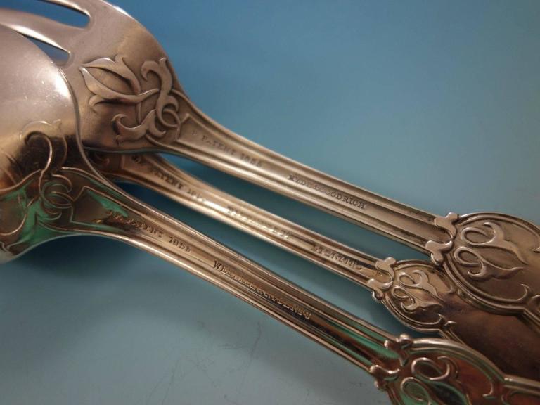 Oriental by John Polhamus Shiebler Sterling Silver Flatware Set 8 ...