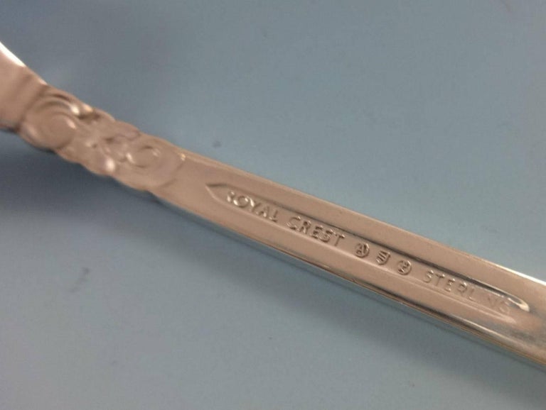 Castle Rose by Royal Crest Sterling Silver Grille Flatware Set 6 ...