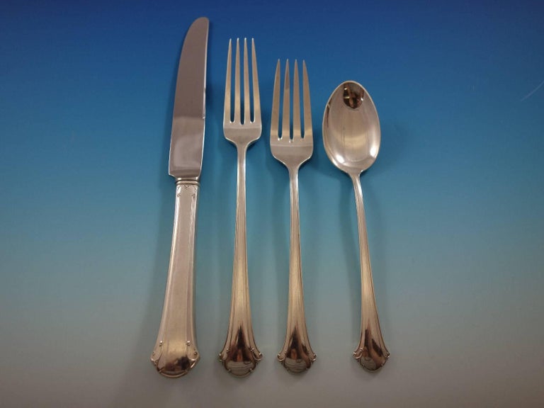 Chippendale by Towle Sterling Silver Flatware Set Service 48 Pieces For ...
