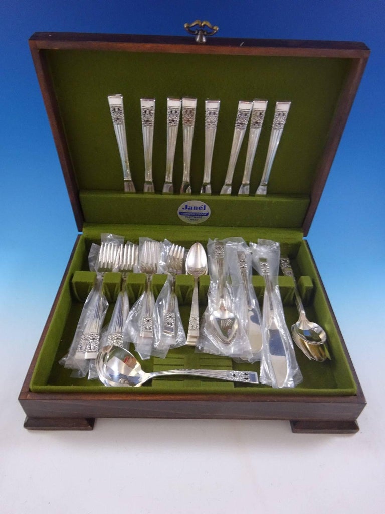 Coronation by Community Silver Plate Vintage Cutlery Set for 8 Service ...