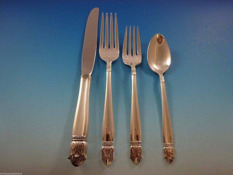 Danish Princess by Holmes and Edwards Silver Plate Flatware Set 12 ...